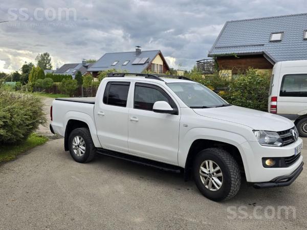 Фольксваген Амарок 2015 в Рига на AUTOMOTO.COM.LV Белый Фольксваген Амарок 2015 в Рига, объемом двигателя 2.00 л и пробегом 190 тыс. км за 14500 €, фото 10 на AUTOMOTO.COM.LV