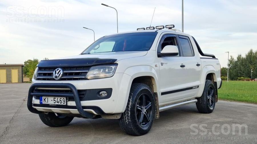 Balts Volkswagen Amarok 2016 Jēkabpils, ar dzinēja tilpumu 2.00 L un nobraukumu 306 tūkst. km par 14800 €, foto 5 vietnē AUTOMOTO.COM.LV
