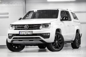 White Volkswagen Amarok 2020 in Tukums, with an engine capacity of 3.00 L and mileage of 0 thousand km for 25700 €, photo  on AUTOMOTO.COM.LV