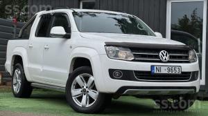 White Volkswagen Amarok 2012 in Riga, with an engine capacity of 2.00 L and mileage of 349 thousand km for 6500 €, photo  on AUTOMOTO.COM.LV