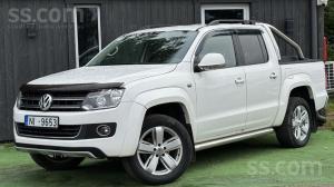White Volkswagen Amarok 2012 in Riga, with an engine capacity of 2.00 L and mileage of 349 thousand km for 6500 €, photo 3 on AUTOMOTO.COM.LV