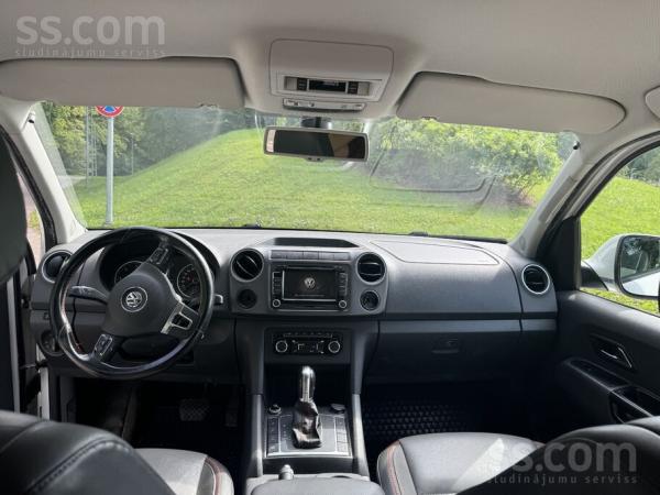 White Volkswagen Amarok 2015 in Talsi, with an engine capacity of 2.00 L and mileage of 0 thousand km for 11100 €, photo 6 on AUTOMOTO.COM.LV