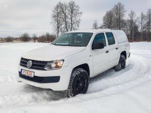 White Volkswagen Amarok 2016 in Vilnius, with an engine capacity of 1.97 L and mileage of 215 thousand km for 13350 €, photo 2 on AUTOMOTO.COM.LV