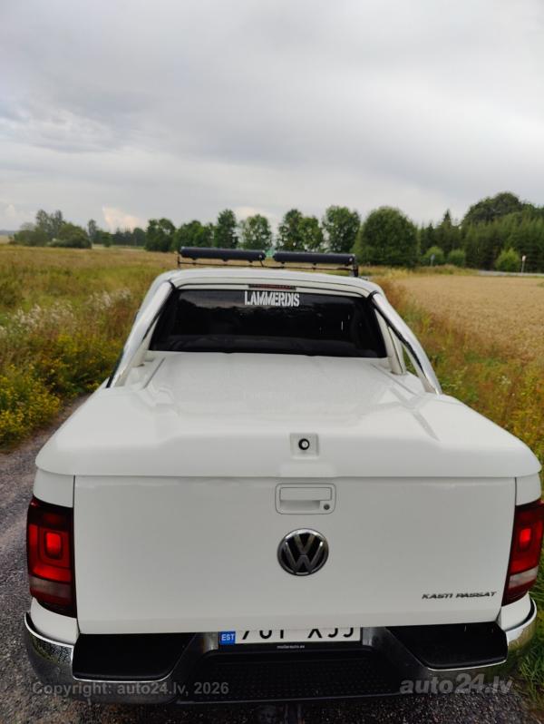 White Volkswagen Amarok 2016 in Tallinn, with an engine capacity of 3.00 L and mileage of 235 thousand km for 22000 €, photo 9 on AUTOMOTO.COM.LV