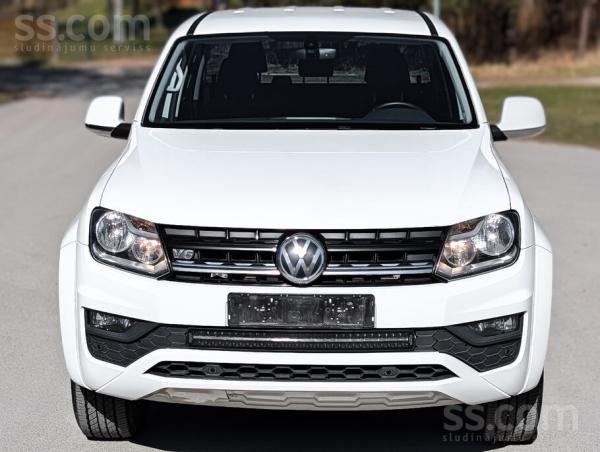 White Volkswagen Amarok 2019 in Jurmala, with an engine capacity of 3.00 L and mileage of 0 thousand km for 14500 €, photo 6 on AUTOMOTO.COM.LV