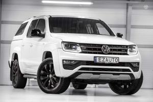 White Volkswagen Amarok 2020 in Tukums, with an engine capacity of 2.97 L and mileage of 185 thousand km for 25700 €, photo 2 on AUTOMOTO.COM.LV