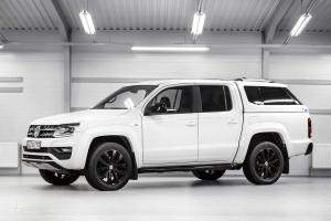 White Volkswagen Amarok 2020 in Tukums, with an engine capacity of 2.97 L and mileage of 185 thousand km for 25700 €, photo 6 on AUTOMOTO.COM.LV