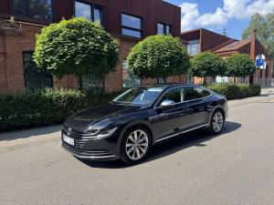 Black Volkswagen Arteon 2017 in Kaunas, with an engine capacity of 1.97 L and mileage of 232 thousand km for 18300 €, photo  on AUTOMOTO.COM.LV