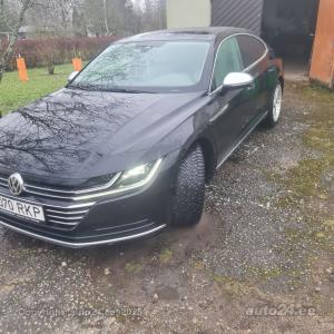 Black Volkswagen Arteon 2018 in Jogeva, with an engine capacity of 2.00 L and mileage of 162 thousand km for 19900 €, photo  on AUTOMOTO.COM.LV
