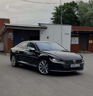 Black Volkswagen Arteon 2018 in Vilnius, with an engine capacity of 1.97 L and mileage of 215 thousand km for 20000 €, photo  on AUTOMOTO.COM.LV