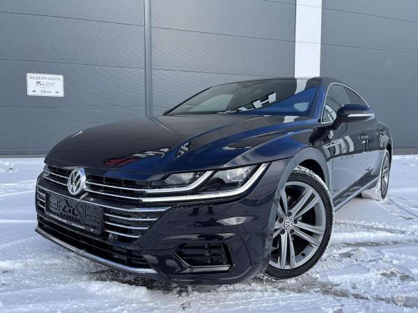 Black Volkswagen Arteon 2019 in Vilnius, with an engine capacity of 1.50 L and mileage of 121 thousand km for 21300 €, photo 2 on AUTOMOTO.COM.LV