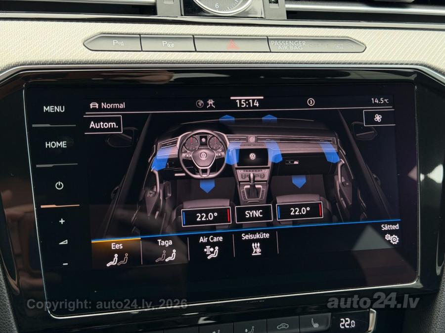 Melns Volkswagen Arteon 2020 Pērnava, ar dzinēja tilpumu 2.00 L un nobraukumu 112 tūkst. km par 28900 €, foto 16 vietnē AUTOMOTO.COM.LV