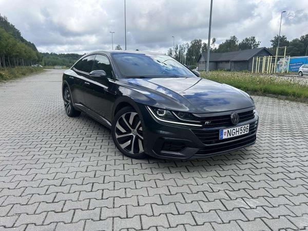 Black Volkswagen Arteon 2021 in Klaipeda, with an engine capacity of 1.97 L and mileage of 317 thousand km for 12700 €, photo 3 on AUTOMOTO.COM.LV