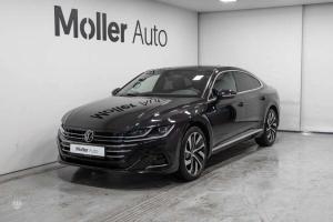 Black Volkswagen Arteon 2022 in Vilnius, with an engine capacity of 1.40 L and mileage of 112 thousand km for 26900 €, photo  on AUTOMOTO.COM.LV