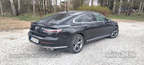 Black Volkswagen Arteon 2022 in Tallinn, with an engine capacity of 2.00 L and mileage of 150 thousand km for 26000 €, photo 3 on AUTOMOTO.COM.LV