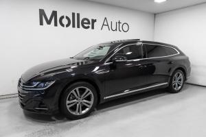 Black Volkswagen Arteon 2023 in Vilnius, with an engine capacity of 1.40 L and mileage of 131 thousand km for 24500 €, photo 3 on AUTOMOTO.COM.LV