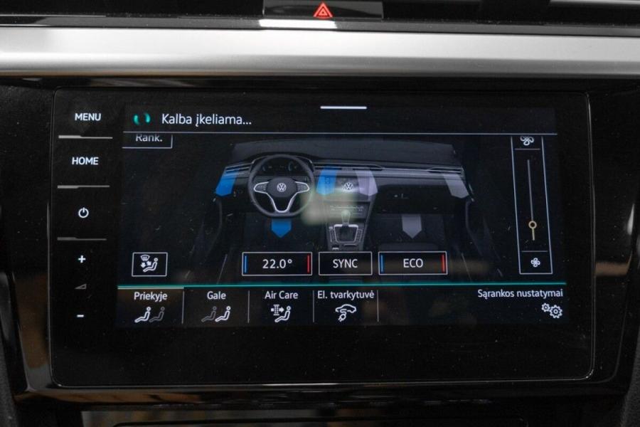 Black Volkswagen Arteon 2023 in Vilnius, with an engine capacity of 1.40 L and mileage of 131 thousand km for 24500 €, photo 18 on AUTOMOTO.COM.LV