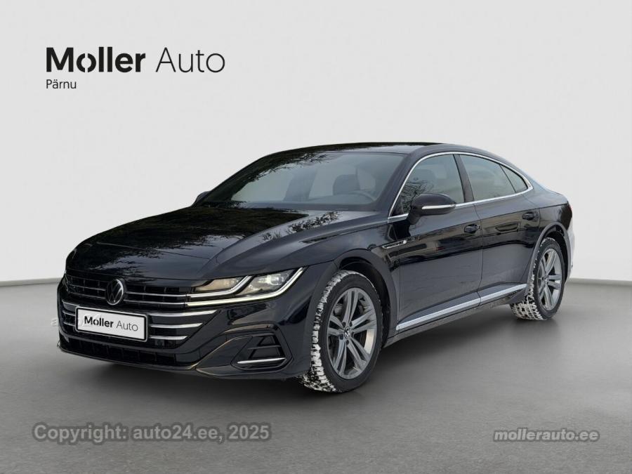Melns Volkswagen Arteon 2024 Pērnava, ar dzinēja tilpumu 2.00 L un nobraukumu 37 tūkst. km par 34900 €, foto 1 vietnē AUTOMOTO.COM.LV