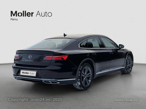 Melns Volkswagen Arteon 2024 Pērnava, ar dzinēja tilpumu 2.00 L un nobraukumu 37 tūkst. km par 34900 €, foto 2 vietnē AUTOMOTO.COM.LV