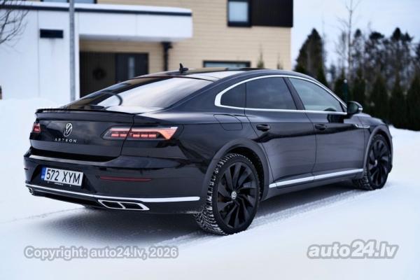 Black Volkswagen Arteon 2024 in Tallinn, with an engine capacity of 2.00 L and mileage of 56 thousand km for 33900 €, photo 2 on AUTOMOTO.COM.LV
