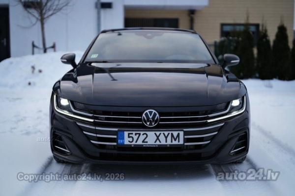 Black Volkswagen Arteon 2024 in Tallinn, with an engine capacity of 2.00 L and mileage of 56 thousand km for 33900 €, photo 6 on AUTOMOTO.COM.LV