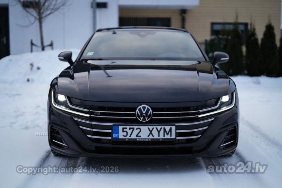 Black Volkswagen Arteon 2024 in Tallinn, with an engine capacity of 2.00 L and mileage of 56 thousand km for 33900 €, photo 6 on AUTOMOTO.COM.LV