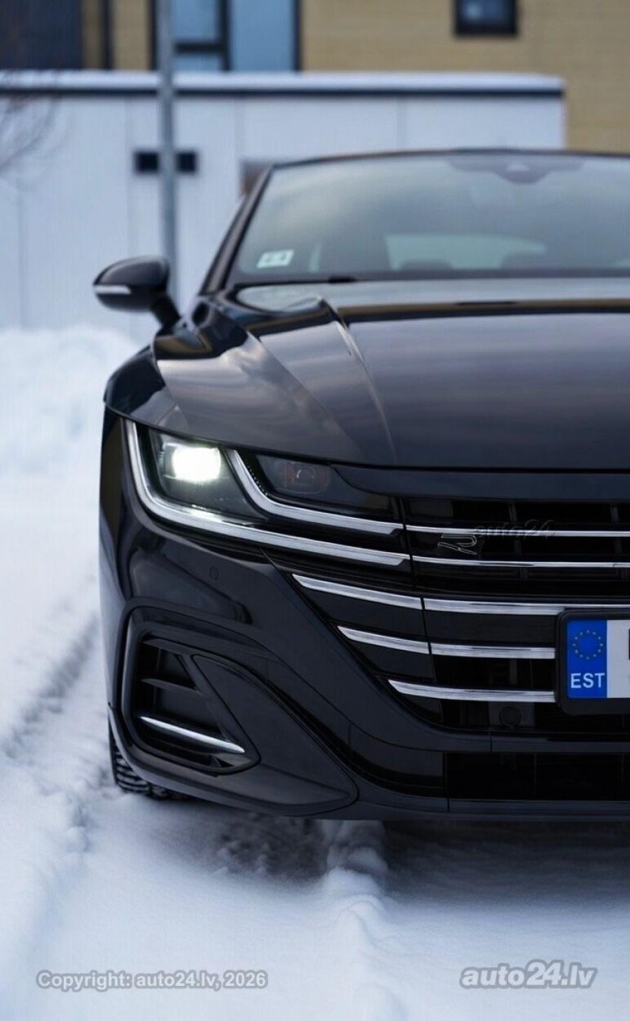 Black Volkswagen Arteon 2024 in Tallinn, with an engine capacity of 2.00 L and mileage of 56 thousand km for 33900 €, photo 7 on AUTOMOTO.COM.LV