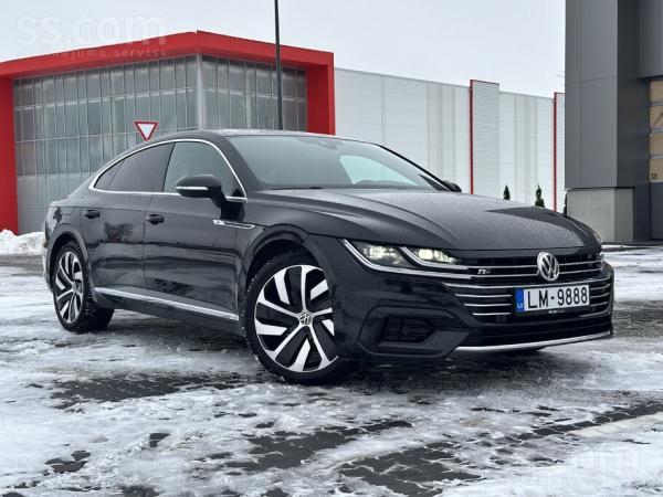 Black Volkswagen Arteon 2017 in Riga, with an engine capacity of 2.00 L and mileage of 99 thousand km for 24500 €, photo 2 on AUTOMOTO.COM.LV