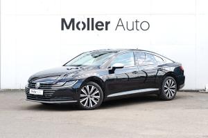 Black Volkswagen Arteon 2018 in Riga, with an engine capacity of 1.50 L and mileage of 161 thousand km for 18050 €, photo  on AUTOMOTO.COM.LV