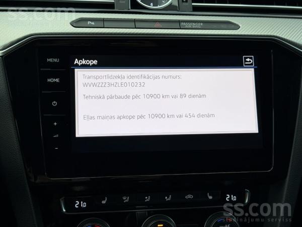 Black Volkswagen Arteon 2020 in Riga, with an engine capacity of 2.00 L and mileage of 87 thousand km for 23950 €, photo 8 on AUTOMOTO.COM.LV