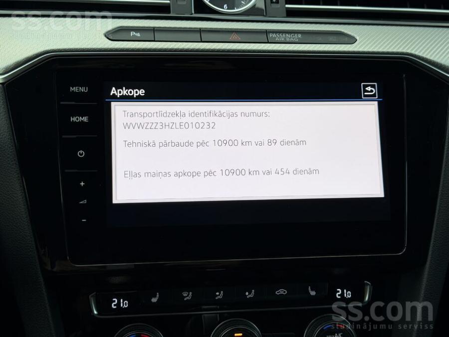 Melns Volkswagen Arteon 2020 Rīga, ar dzinēja tilpumu 2.00 L un nobraukumu 87 tūkst. km par 23950 €, foto 9 vietnē AUTOMOTO.COM.LV