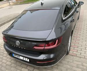 Black Volkswagen Arteon 2020 in Vilnius, with an engine capacity of 1.98 L and mileage of 78 thousand km for 24800 €, photo 7 on AUTOMOTO.COM.LV