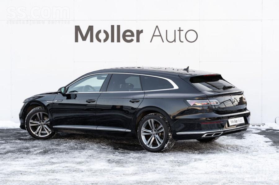 Black Volkswagen Arteon 2021 in Riga, with an engine capacity of 1.40 L and mileage of 111 thousand km for 51000 €, photo 3 on AUTOMOTO.COM.LV