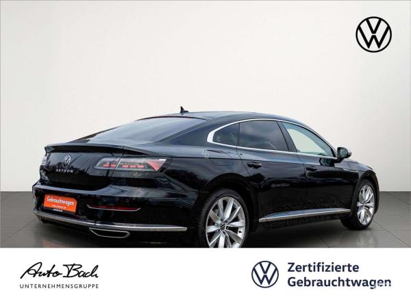 Black Volkswagen Arteon 2022 in Kaunas, with an engine capacity of 2.00 L and mileage of 84 thousand km for 31627 €, photo 5 on AUTOMOTO.COM.LV