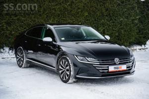 Black Volkswagen Arteon 2024 in Riga, with an engine capacity of 2.00 L and mileage of 28 thousand km for 32900 €, photo 4 on AUTOMOTO.COM.LV