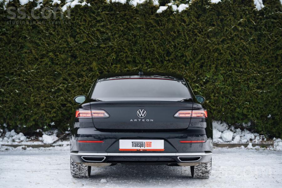 Black Volkswagen Arteon 2024 in Riga, with an engine capacity of 2.00 L and mileage of 28 thousand km for 32900 €, photo 7 on AUTOMOTO.COM.LV