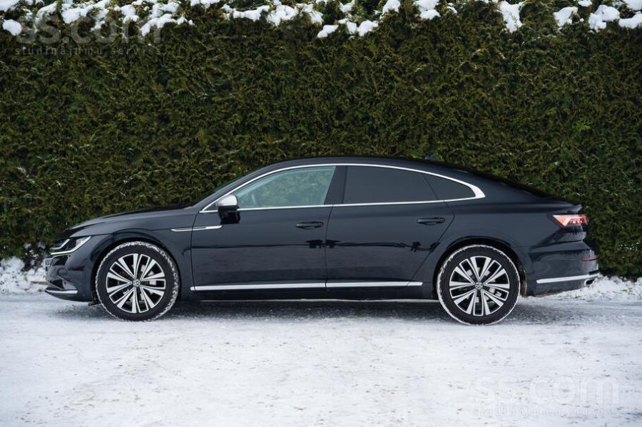 Black Volkswagen Arteon 2024 in Riga, with an engine capacity of 2.00 L and mileage of 28 thousand km for 32900 €, photo 10 on AUTOMOTO.COM.LV