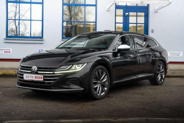 Black Volkswagen Arteon 2021 in Vilnius, with an engine capacity of 1.97 L and mileage of 131 thousand km for 26500 €, photo 5 on AUTOMOTO.COM.LV