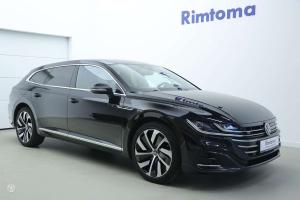 Black Volkswagen Arteon 2021 in Vilnius, with an engine capacity of 1.40 L and mileage of 137 thousand km for 25990 €, photo  on AUTOMOTO.COM.LV