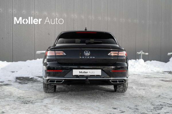 Black Volkswagen Arteon 2021 in Vilnius, with an engine capacity of 2.00 L and mileage of 128 thousand km for 25550 €, photo 5 on AUTOMOTO.COM.LV