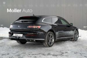 Black Volkswagen Arteon 2021 in Vilnius, with an engine capacity of 2.00 L and mileage of 128 thousand km for 25550 €, photo 6 on AUTOMOTO.COM.LV