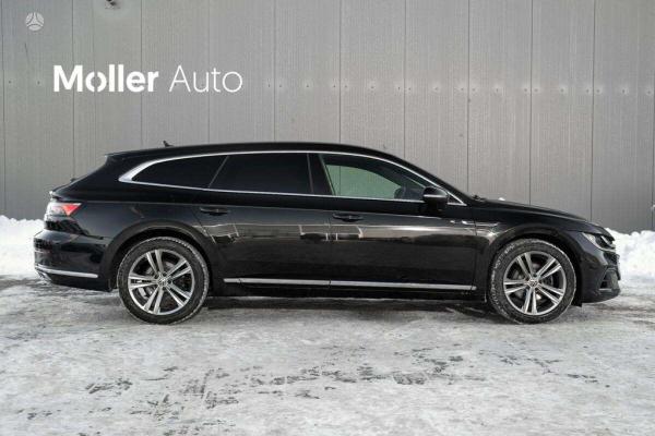 Black Volkswagen Arteon 2021 in Vilnius, with an engine capacity of 2.00 L and mileage of 128 thousand km for 25550 €, photo 7 on AUTOMOTO.COM.LV