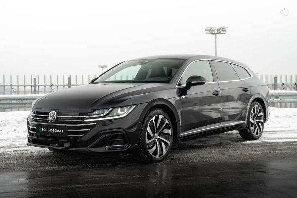 Black Volkswagen Arteon 2021 in Vilnius, with an engine capacity of 1.40 L and mileage of 143 thousand km for 23850 €, photo 2 on AUTOMOTO.COM.LV
