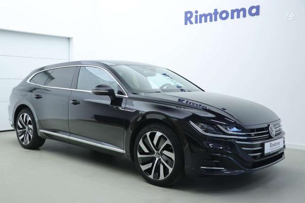 Black Volkswagen Arteon 2021 in Vilnius, with an engine capacity of 1.40 L and mileage of 137 thousand km for 25490 €, photo 1 on AUTOMOTO.COM.LV
