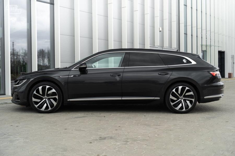 Black Volkswagen Arteon 2021 in Vilnius, with an engine capacity of 2.00 L and mileage of 146 thousand km for 27500 €, photo 3 on AUTOMOTO.COM.LV
