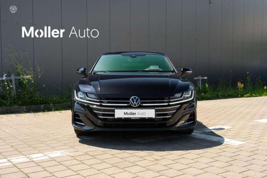 Black Volkswagen Arteon 2021 in Vilnius, with an engine capacity of 2.00 L and mileage of 149 thousand km for 28500 €, photo 3 on AUTOMOTO.COM.LV