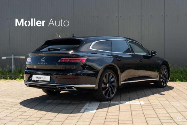 Black Volkswagen Arteon 2021 in Vilnius, with an engine capacity of 2.00 L and mileage of 149 thousand km for 28500 €, photo 6 on AUTOMOTO.COM.LV