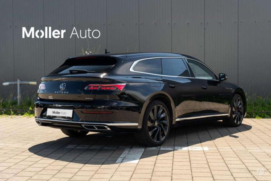Black Volkswagen Arteon 2021 in Vilnius, with an engine capacity of 2.00 L and mileage of 149 thousand km for 28500 €, photo 7 on AUTOMOTO.COM.LV