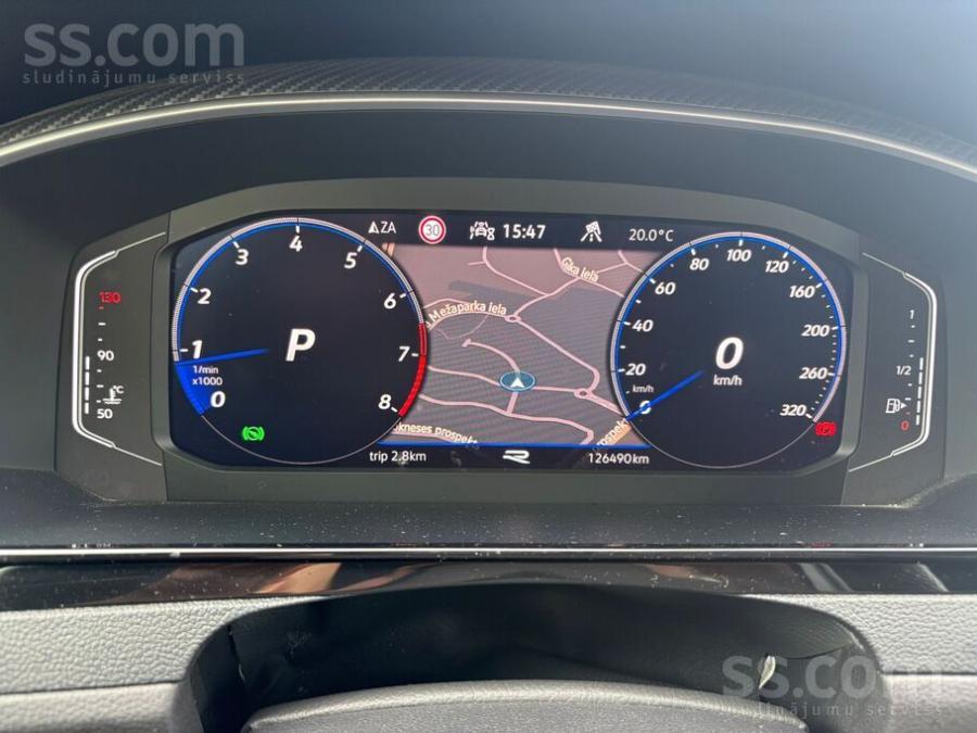 Black Volkswagen Arteon 2021 in Riga, with an engine capacity of 2.00 L and mileage of 127 thousand km for 33000 €, photo 11 on AUTOMOTO.COM.LV