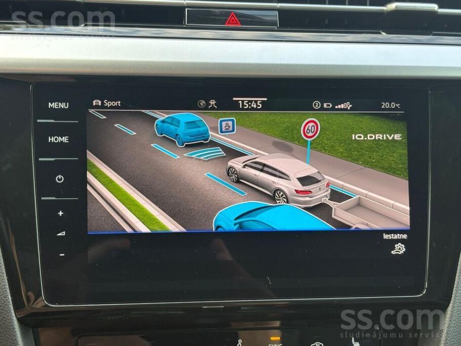 Black Volkswagen Arteon 2021 in Riga, with an engine capacity of 2.00 L and mileage of 127 thousand km for 33000 €, photo 13 on AUTOMOTO.COM.LV